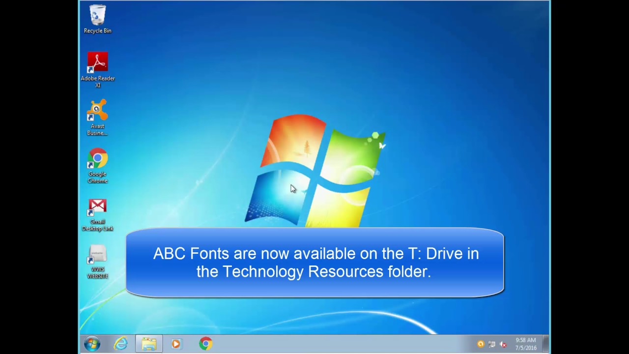 Install ABC Fonts HD - YouTube