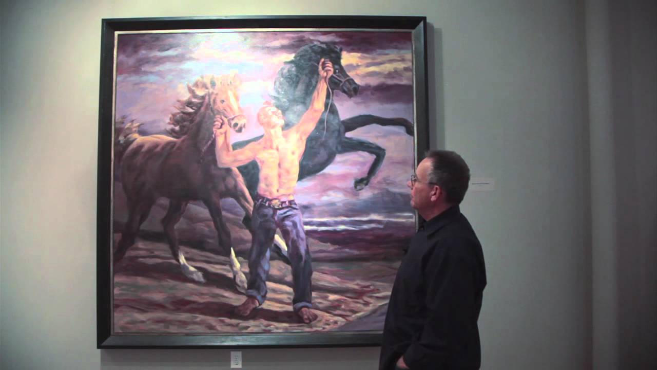 Andrew with Faith and Reason by artist David Scriven Crowley - YouTube