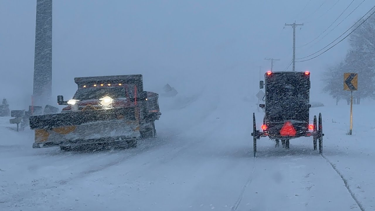 🔴 PA Winter Storm Warning - Live Storm Chaser - Pennsylvania Storm ...