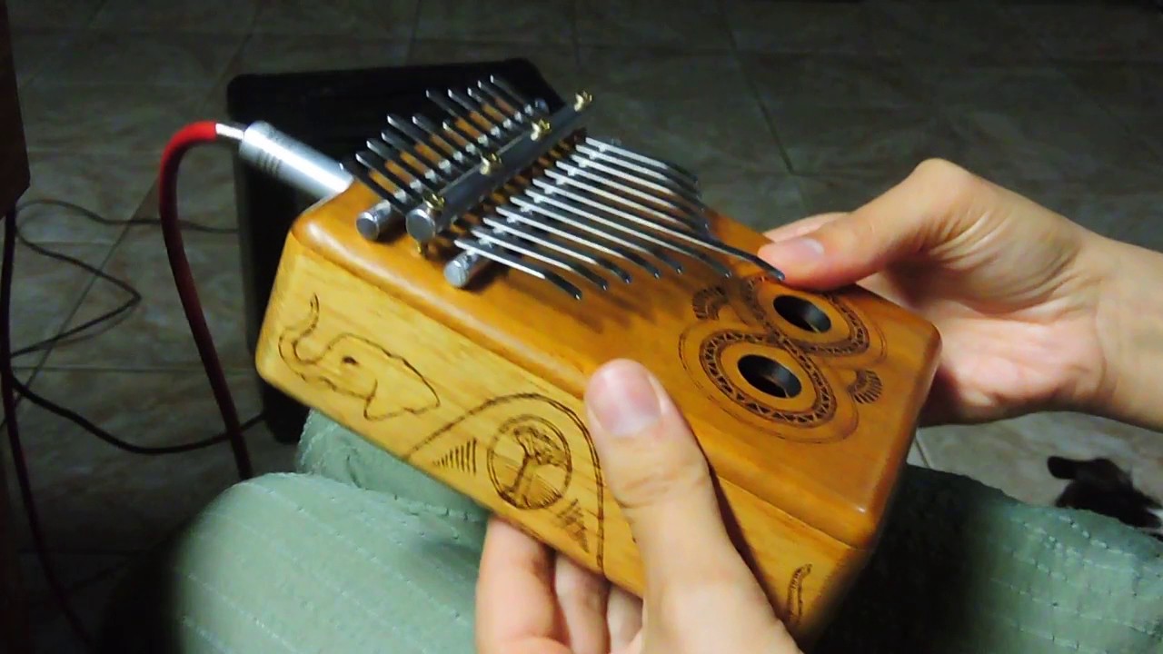 Kalimba Box Ancestral Eletroacústica com Pedaleira - YouTube