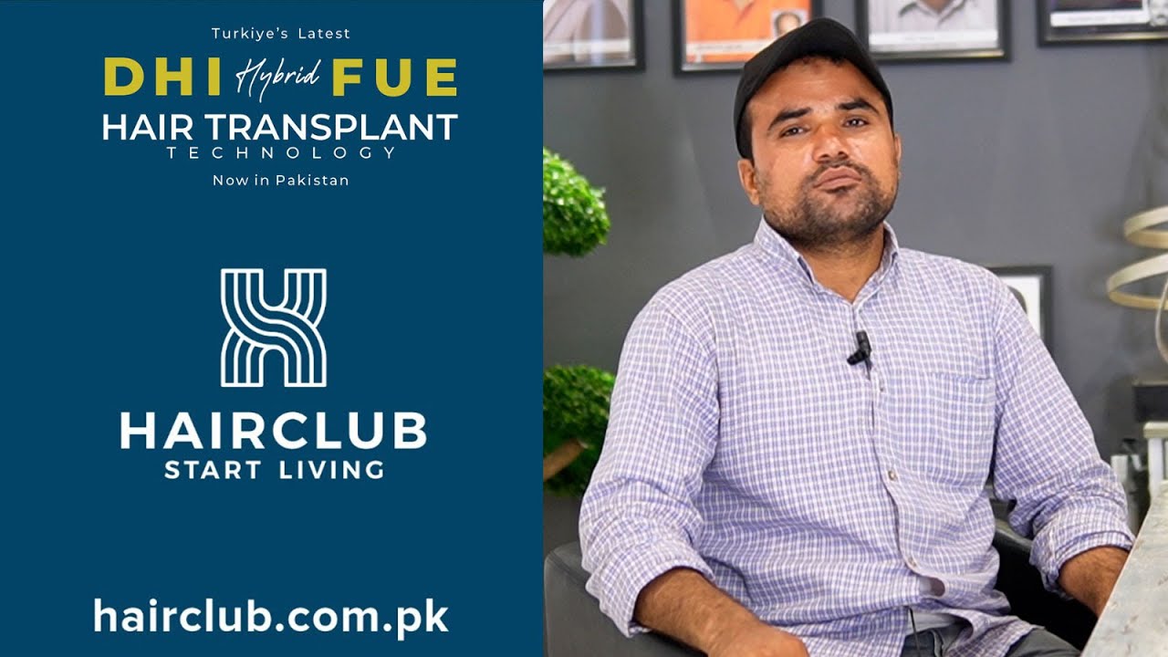 Hybrid FUE Hair Transplant with DHI Technology by Hair Club Associates ...