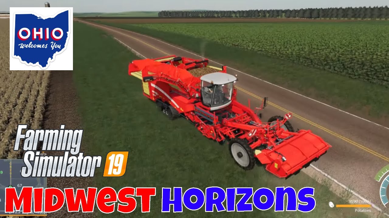Mid Ohio Farm | Episode 8 | Farming Simulator 19 | Midwest Horizon Map ...