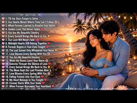 Sunset Love Forever — Romantic Love Songs by the Sea ❤️🌅