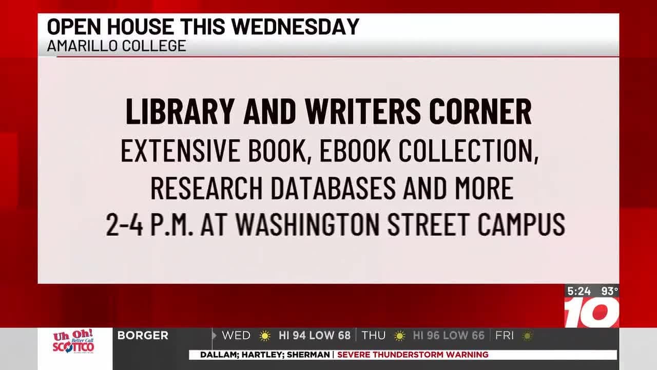 Amarillo College to host open house for renovated Library, Writers ...