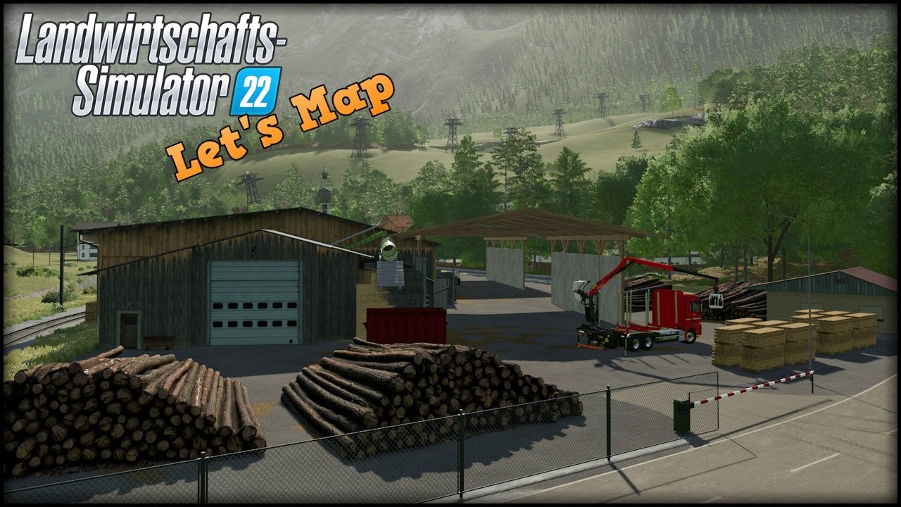 Let's Map #011 / LS22 ALPENMAP -Ein Holzhandel entsteht - YouTube