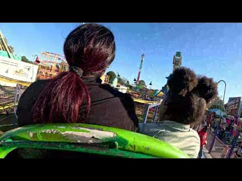 Wacky Worm Coaster • Carolina Classic Fair 2023 - Winston-Salem, NC • Back Row On-Ride POV 4K ...