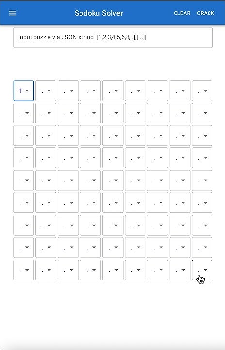 demo Project "Sudoku Solver" - YouTube