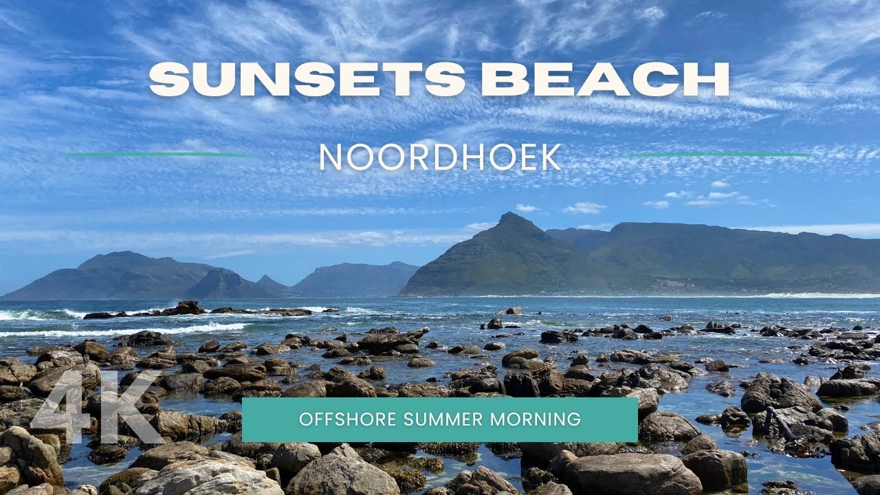 Sunsets Beach Summer Morning with Sentinel Views & Blue Crane | Cape ...