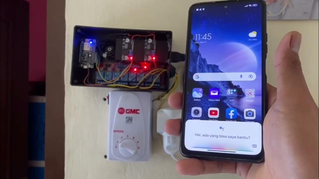 menyalakan lampu jarak jauh dengan perintah suara google assistant / manual, esp8266 dan sinric ...