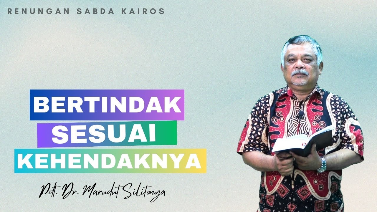 "𝐁𝐞𝐫𝐭𝐢𝐧𝐝𝐚𝐤 𝐒𝐞𝐬𝐮𝐚𝐢 𝐊𝐞𝐡𝐞𝐧𝐝𝐚𝐤-𝐍𝐲𝐚" - 𝐏𝐝𝐭. 𝐃𝐫. 𝐌𝐚𝐫𝐮𝐝𝐮𝐭 𝐏. 𝐒𝐢𝐥𝐢𝐭𝐨𝐧𝐠𝐚 - YouTube