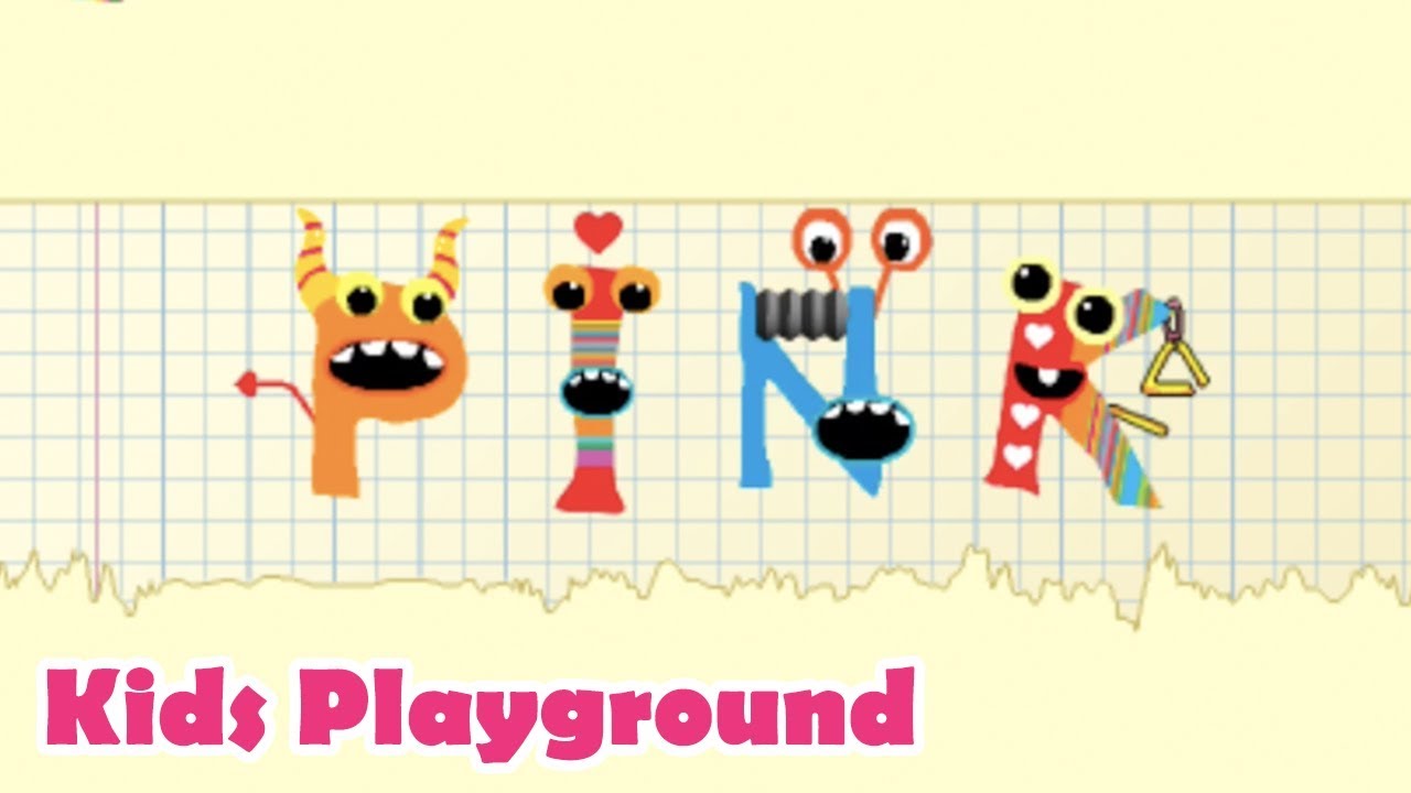 Learn Colors Words Drag and drop the funny and crazy animated letters ...