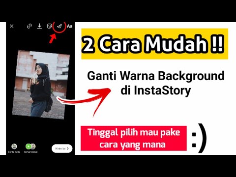 Cara Buat Background Hitam di Story Instagram - YouTube