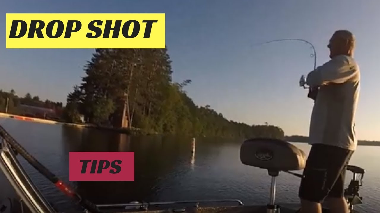 How to Drop Shot for Bass including a "new" knot for tying on the drop ...