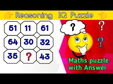 IQ Maths Puzzle / Quize. // Logical Quize //#7 //#mathspuzzles #iqtest ...