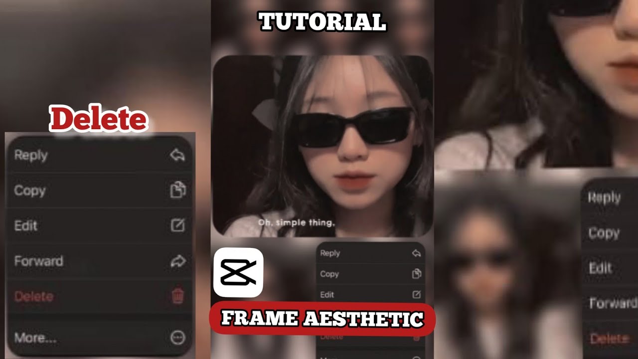 tutorial edit frame lirik estetik di capcut - YouTube