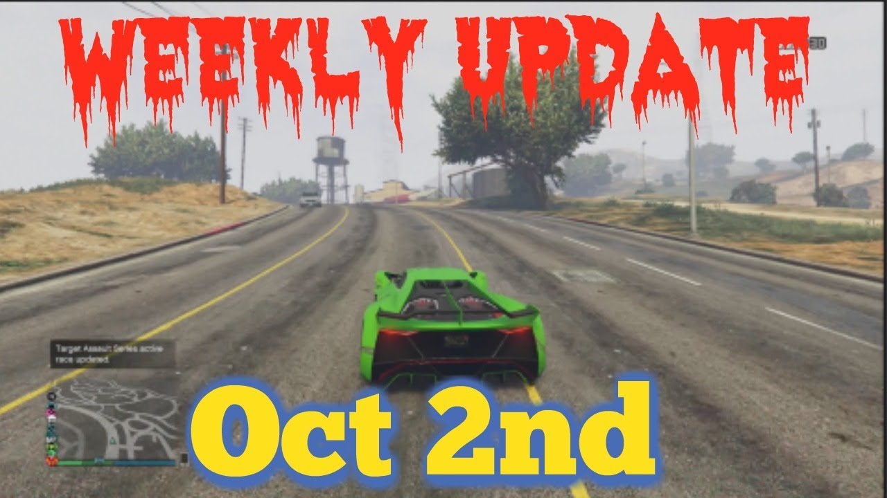 Gta 5 Weekly Update ***Oct 2nd *** - YouTube