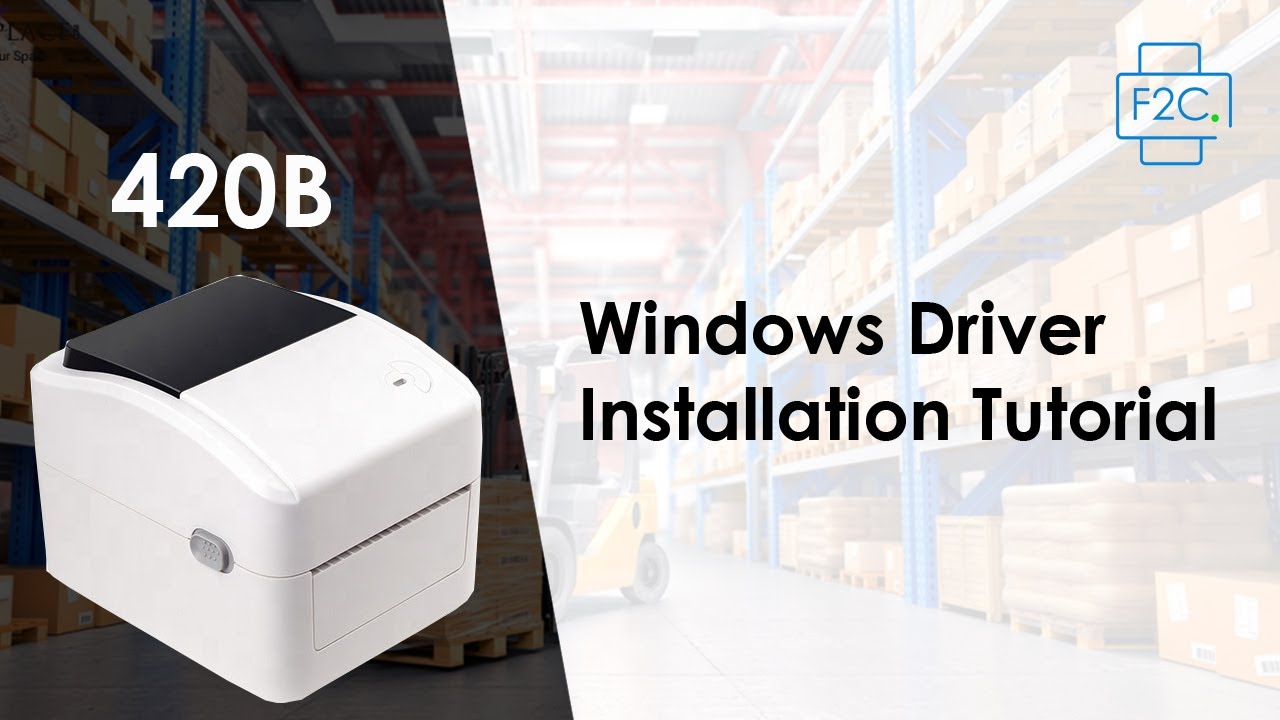 420B Windows Driver Installation Tutorial - YouTube