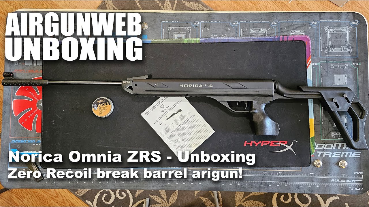 Norica Omnia ZRS .22 Zero Recoil Breakbarrel Airgun - Unboxing the New ...