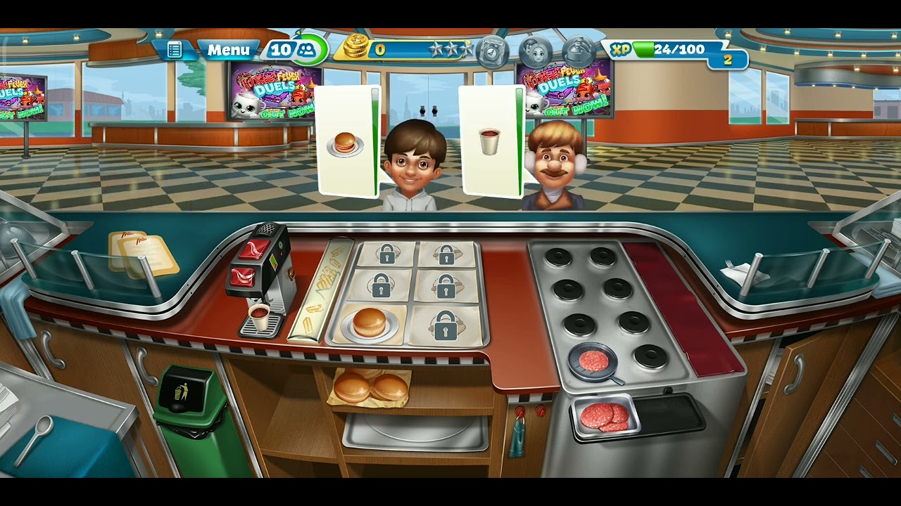 cooking fever game||more customers - YouTube