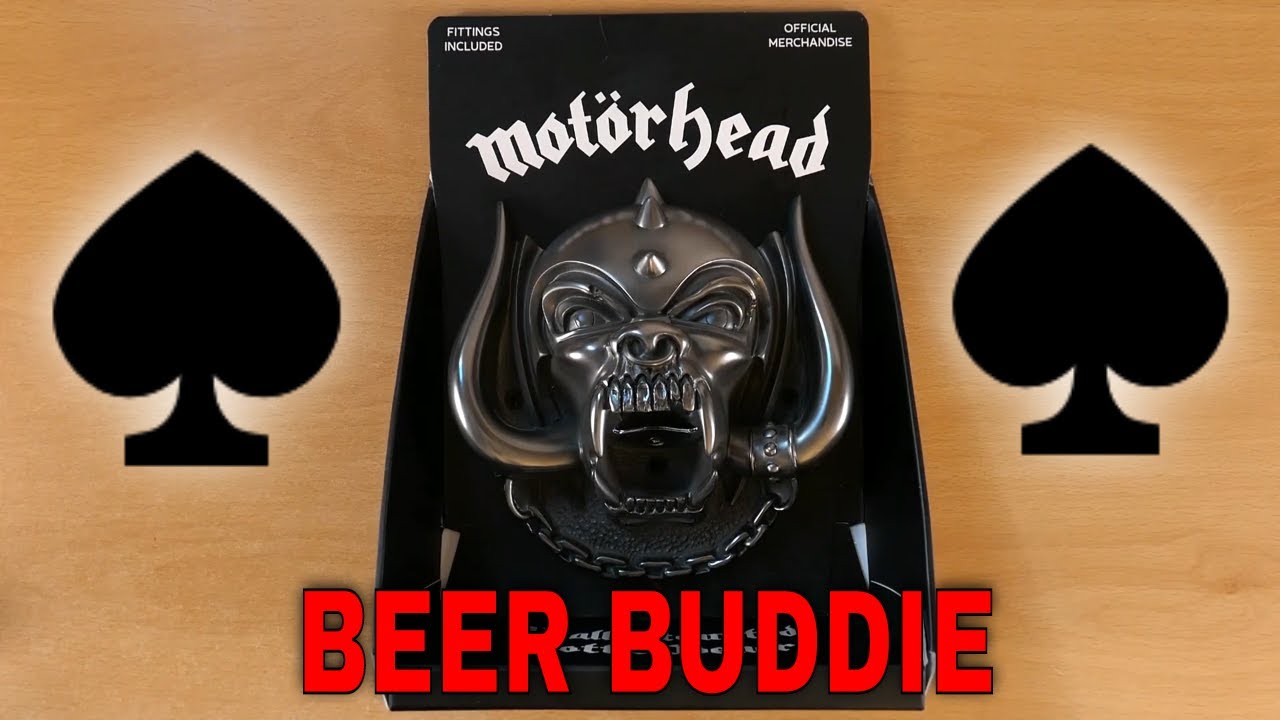 MOTORHEAD ♠ WARPIG ♠ BOTTLE OPENER BY "BEER BUDDIES". - YouTube
