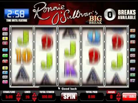 Snooker Comes To Slots With Ronnie O'Sullivan's Big Break Game - YouTube