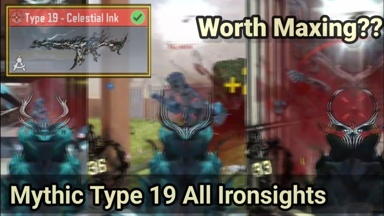 ALL Mythic Type 19 Iron Sights To Find The Best - YouTube
