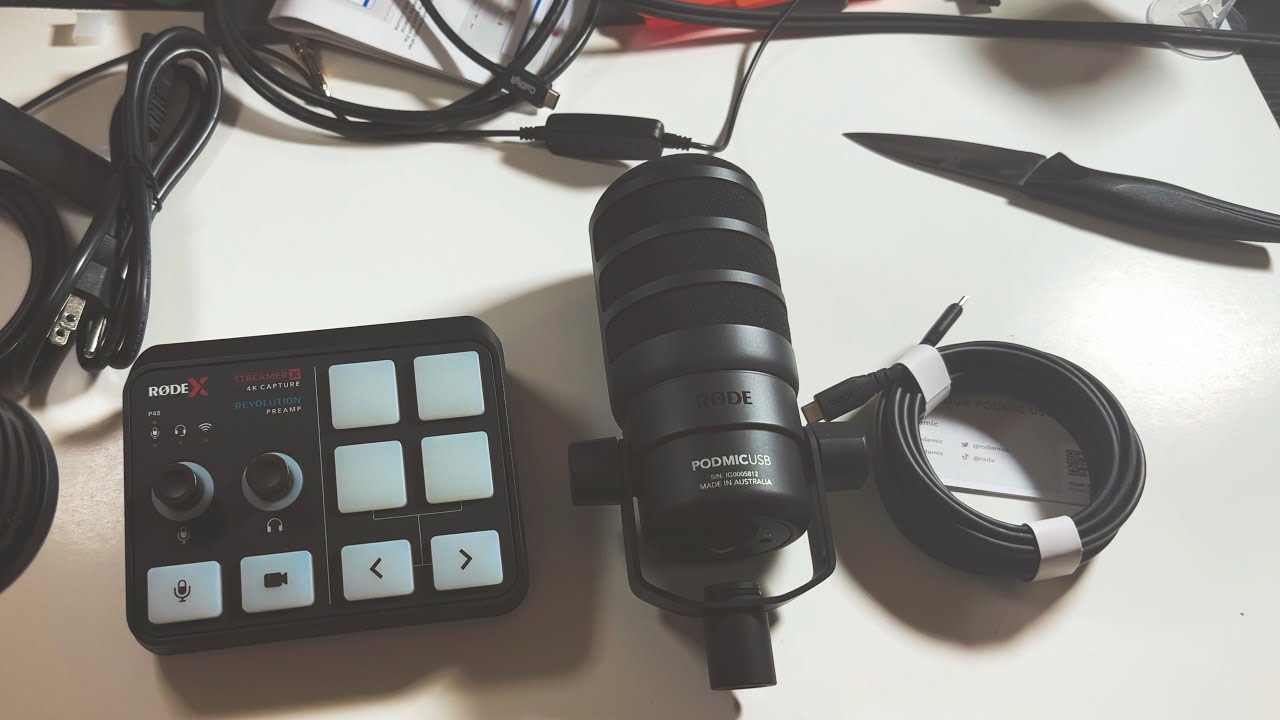 Unboxing The Rode Streamer X and NEW PODMIC USB - YouTube