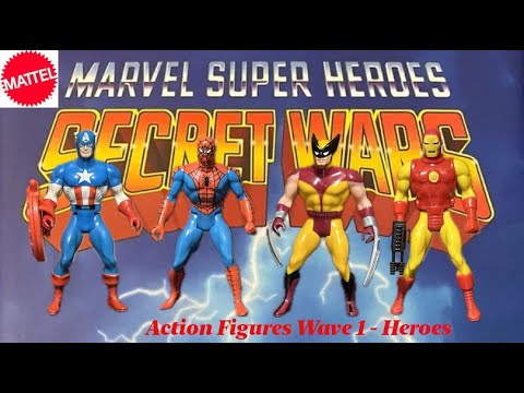 Mattel Secret Wars Action Figures Wave 1 Heroes Review - YouTube