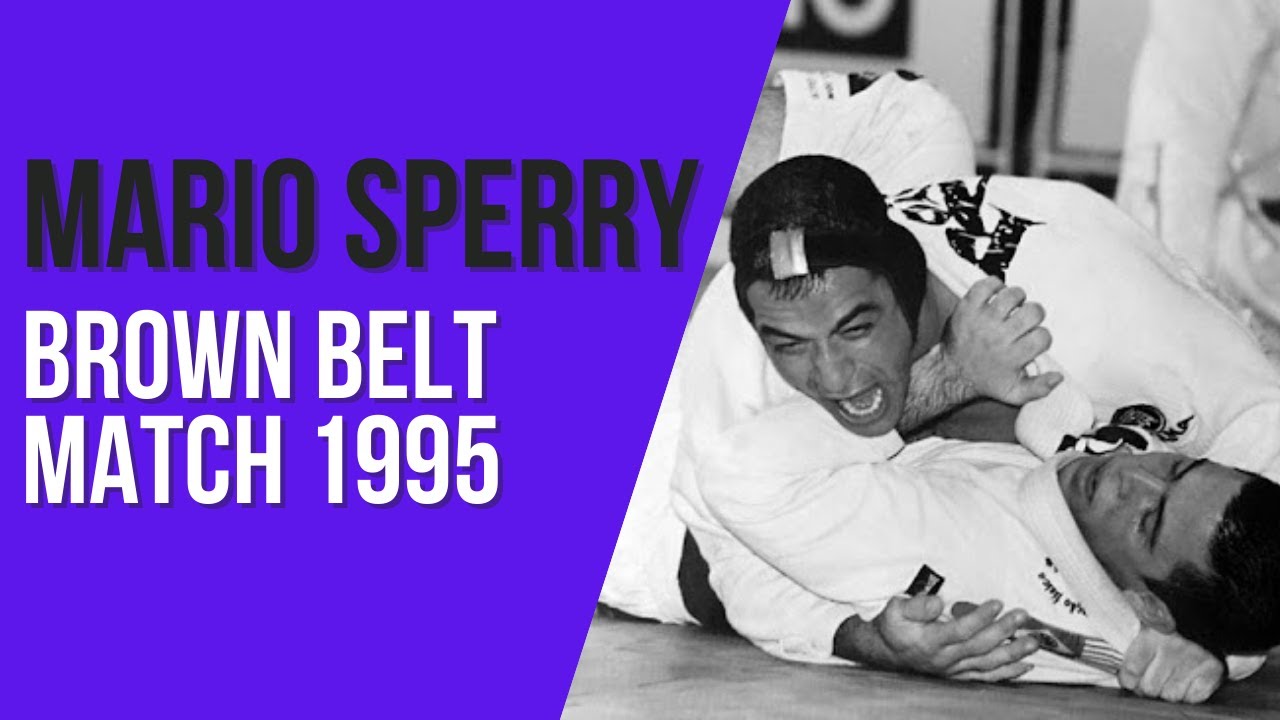 VERY RARE Mario Sperry Brown Belt Jiu Jitsu Match vs Daniel Rego ...