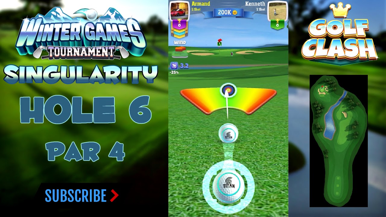 Golf Clash - Winter Games Tournament Guide - Hole 6 - YouTube