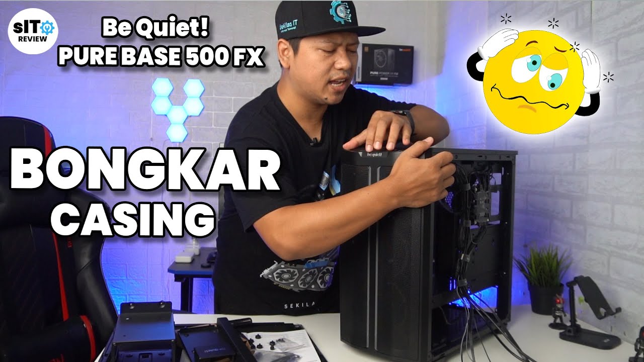 Bongkar Casing Be quiet! Pure Base 500 FX - YouTube