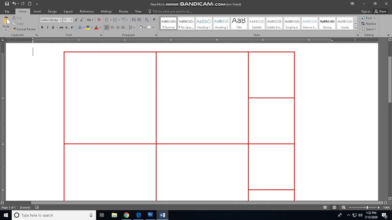 RUSH ID ( How to make RUSH ID Template using Microsoft Word ) - YouTube