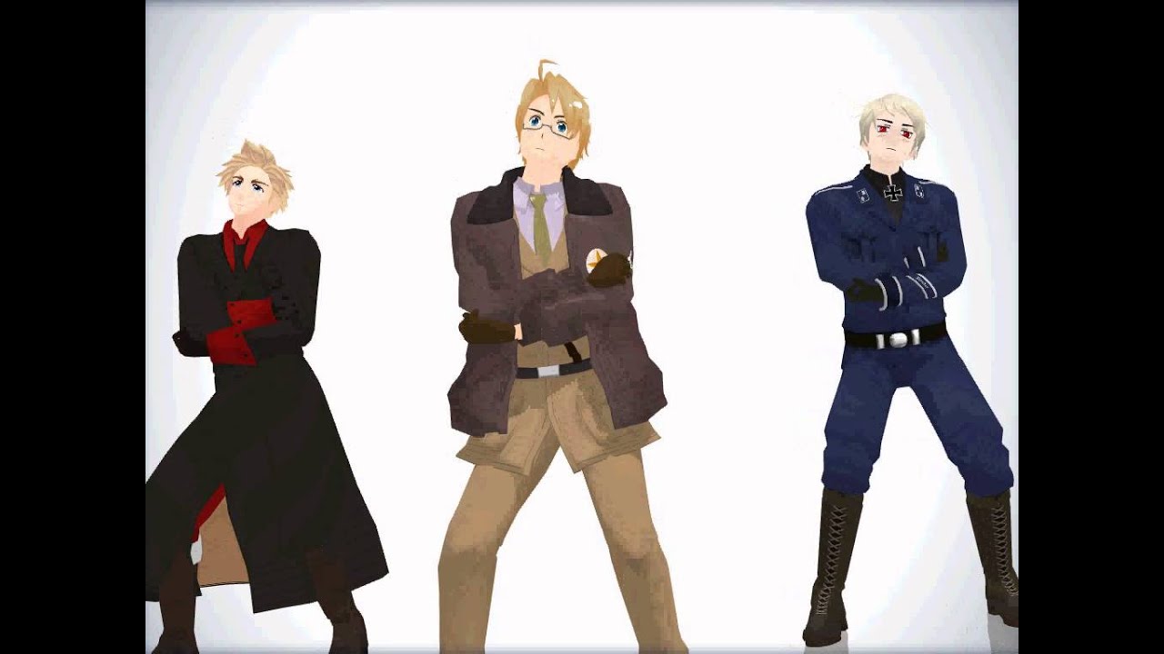[MMD APH] The Awesome Trio- Gentleman - YouTube
