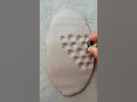 How to use clay stamps - YouTube
