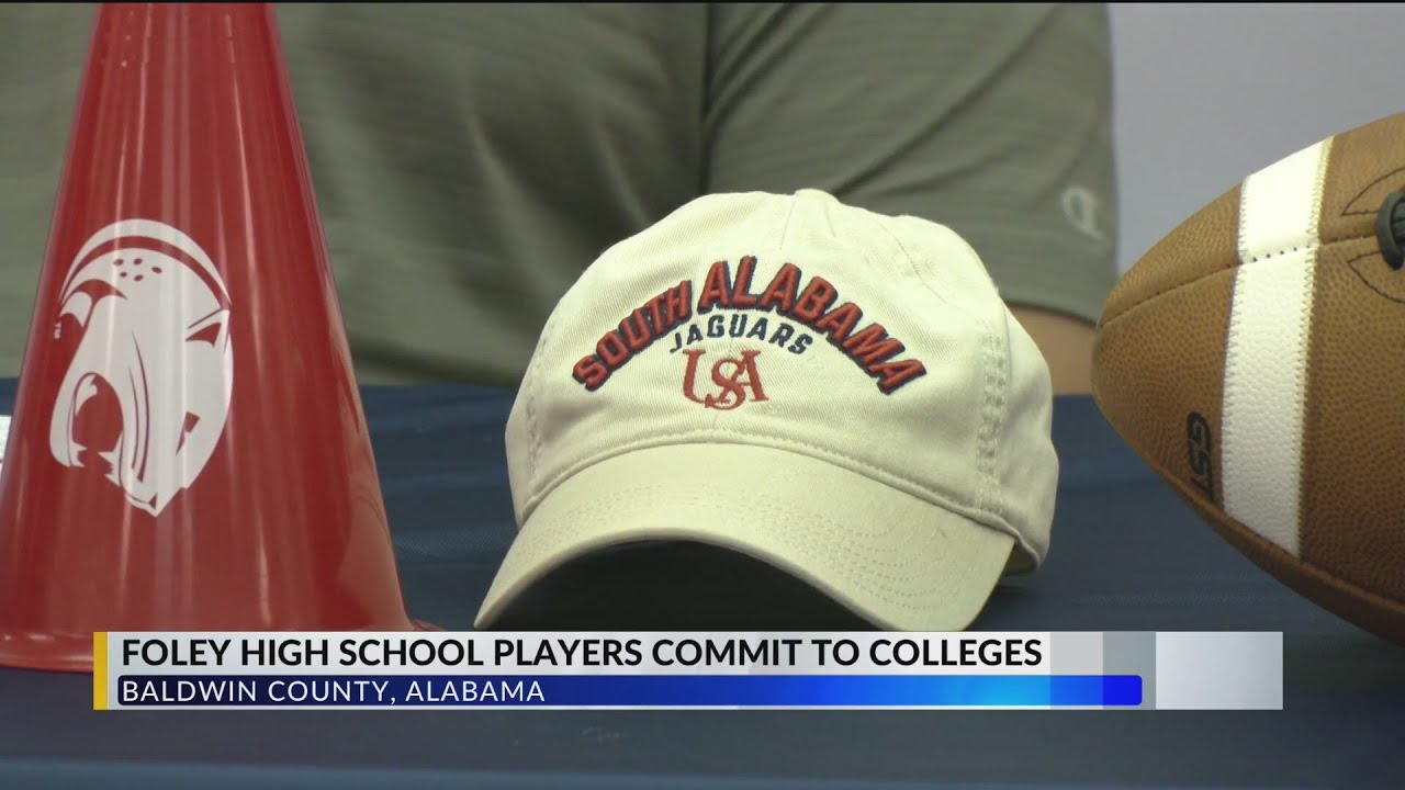 National Signing Day: 2 Foley HS seniors to play college football - YouTube