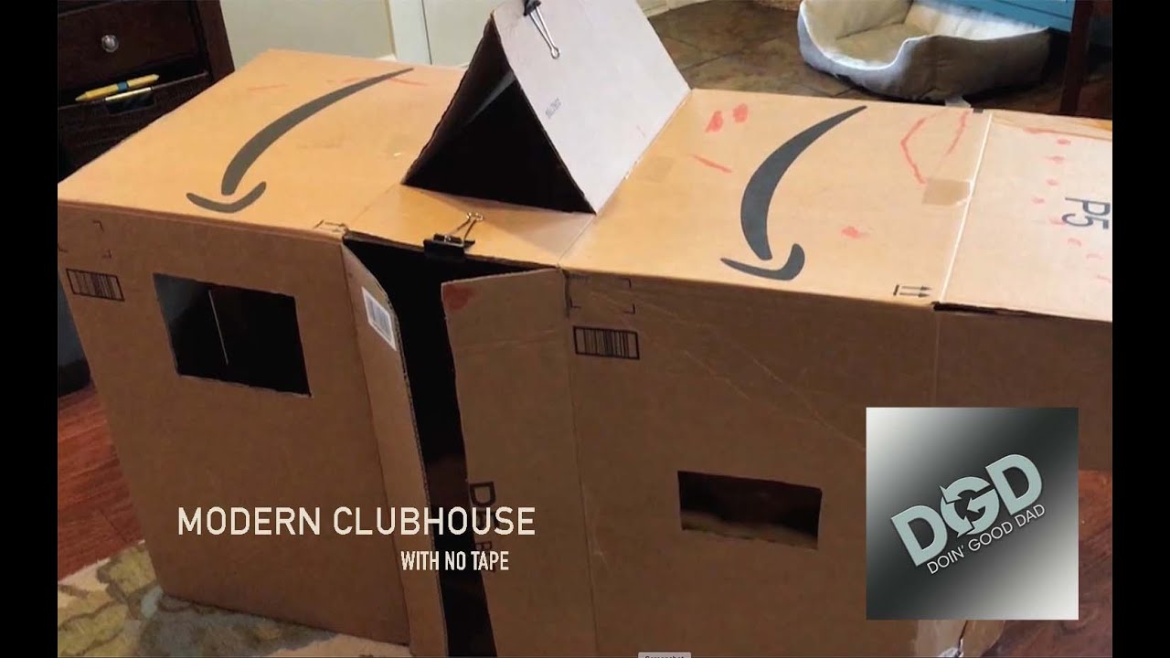 Cardboard Clubhouse DGD - YouTube