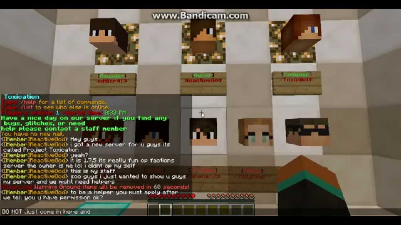 My New Minecraft Server Need Helpers We Also Need Staff only 2 mod postitions - YouTube