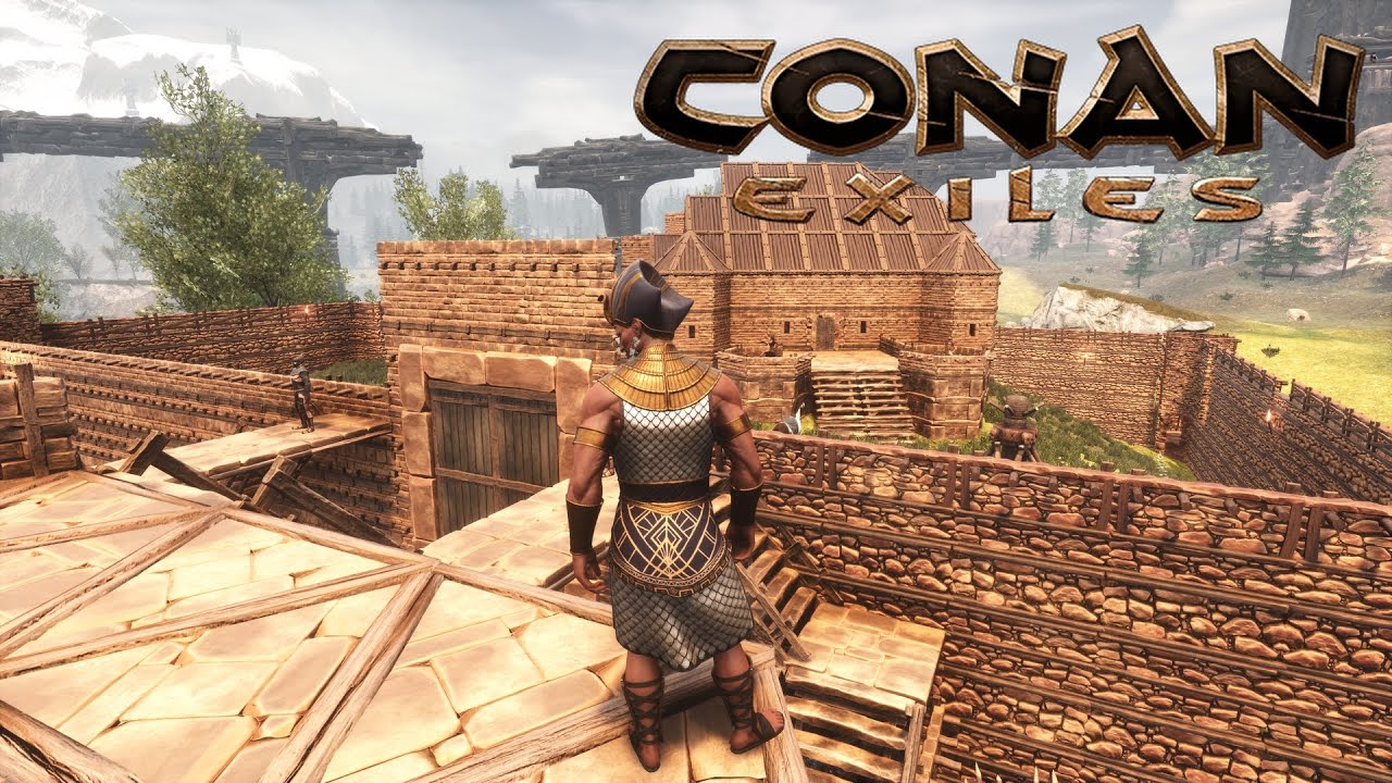 Conan Exiles Stream | Roof Design! - YouTube