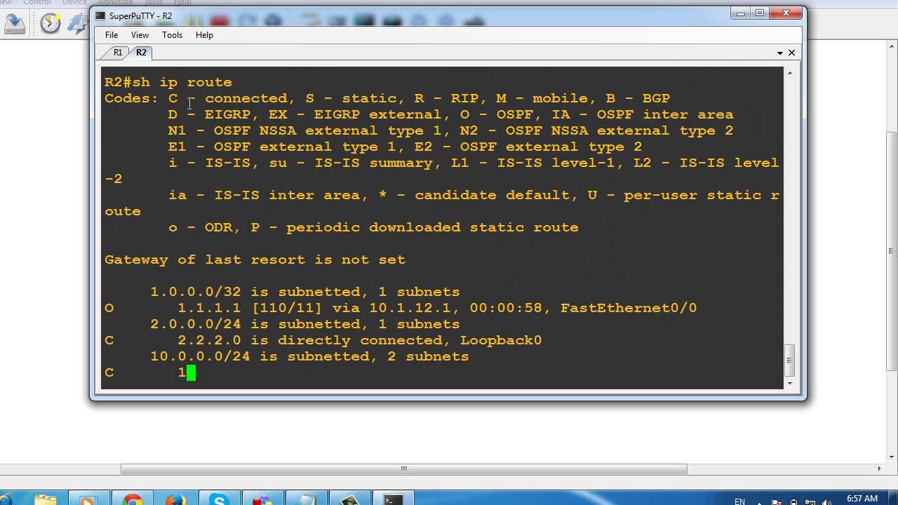 OSPF Loopback Interface لغة الأوامر - YouTube