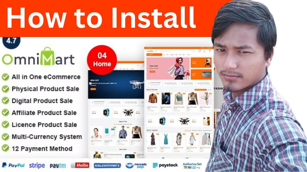 How To Install Ecommerce Cms Laravel Ecommerce Script Youtube 4671