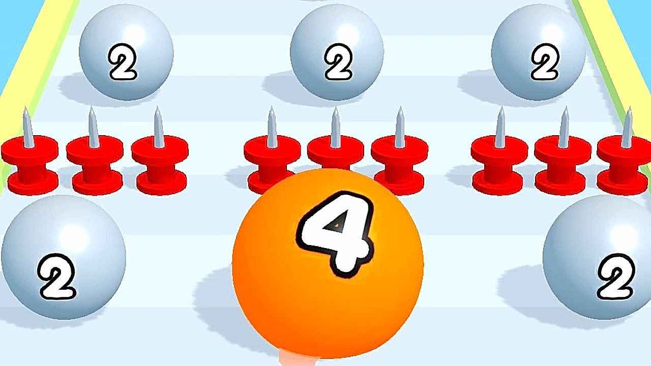 2048 Ball Game - Merge Number 4096 ! All Levels Gameplay Levels (130 ...