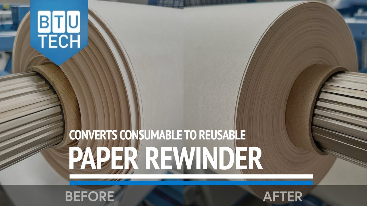 BTU-TECH Paper Rewinder - YouTube