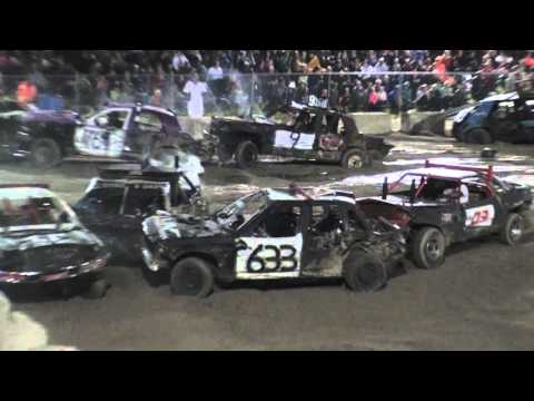 Pro modified demo derby Ancaster (ON) 2015 - YouTube