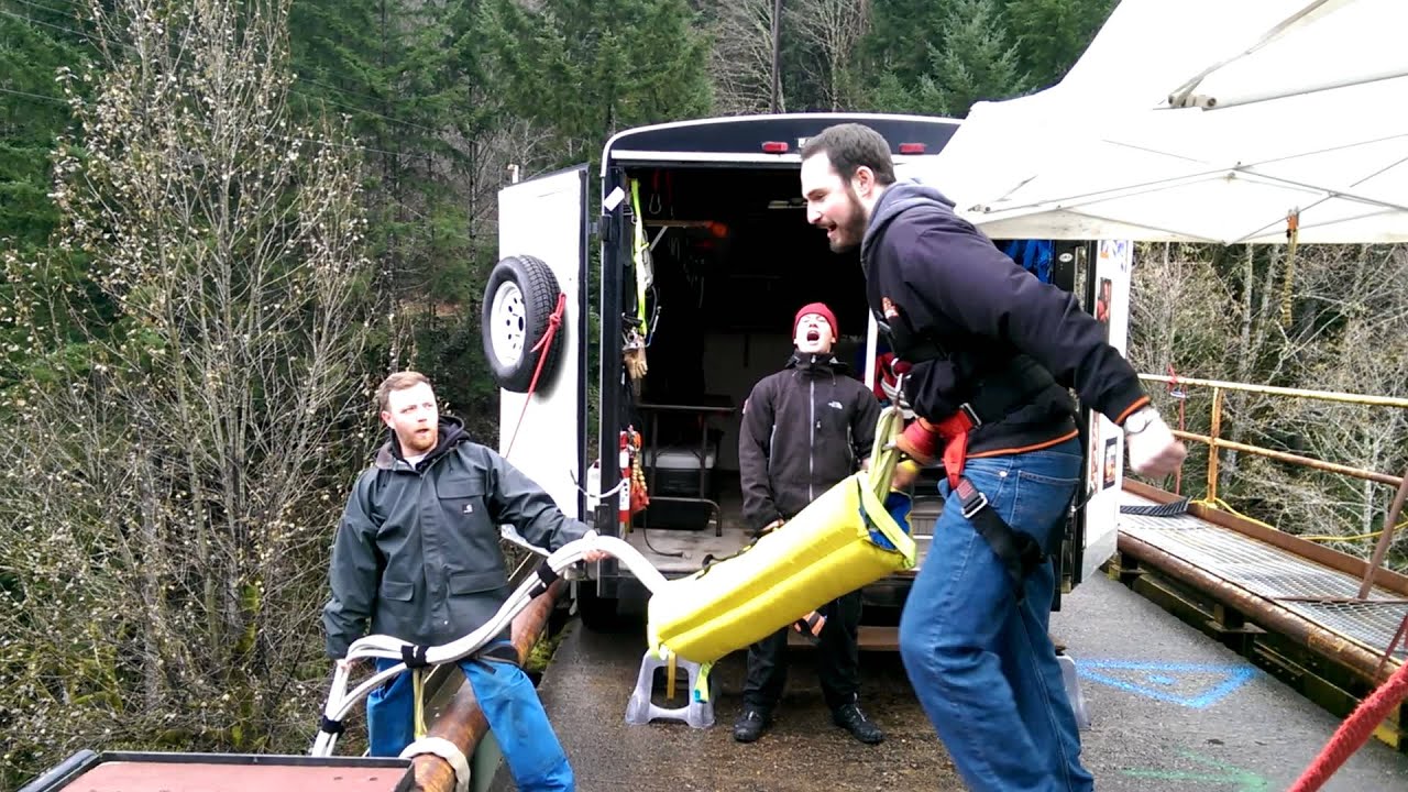 Bungee Jump Fail - YouTube