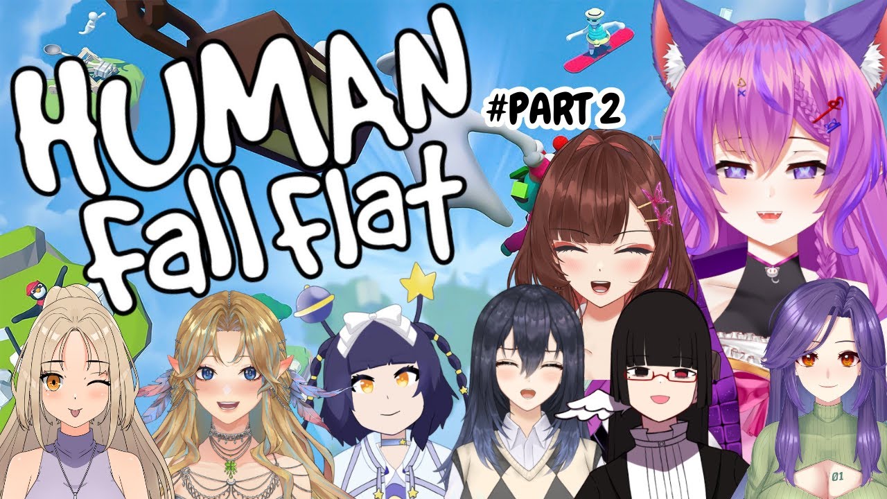 【HUMAN: FALL FLAT】 PART 2 MENJADI LETOY - YouTube