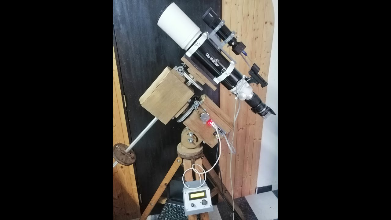 Building an Equatorial Mount with AutoGuider and GoTo - YouTube