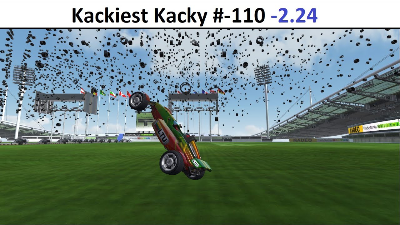 [Trackmania TAS] Kackiest Kacky #-110 10.15 (RTA -3.16) (TAS -2.24 ...