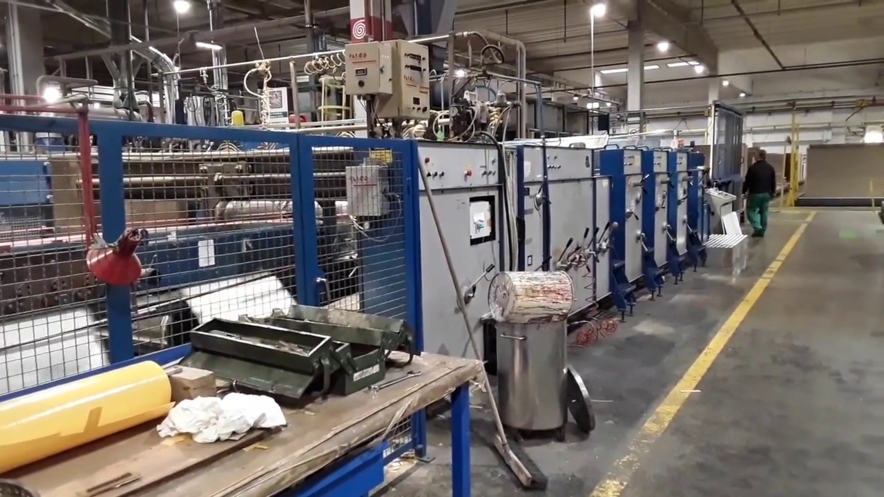 EMBA Flexo Folder Gluer MODEL 244 Year 1989 - YouTube