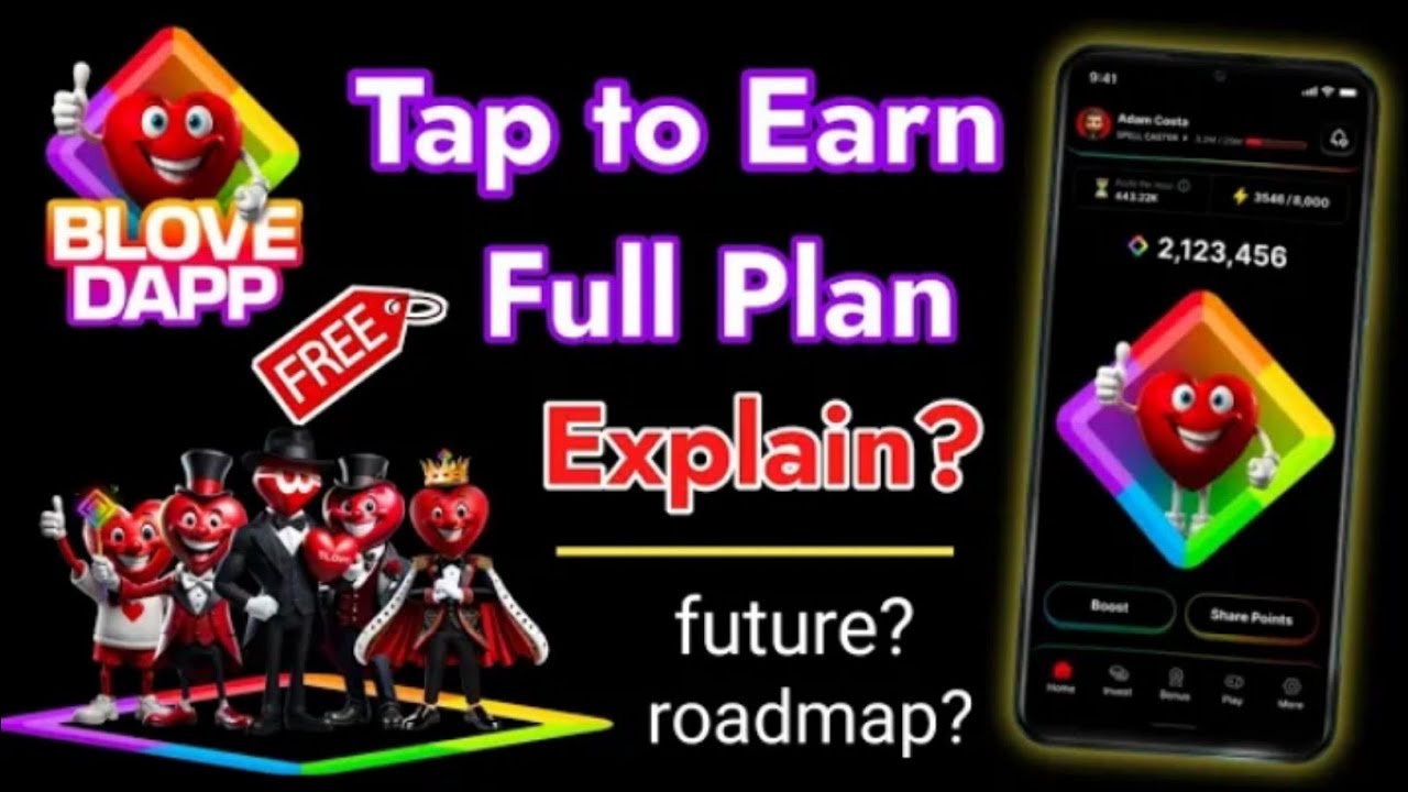 how to join BLOVE dapp android step by step full process ||apko kaise ...