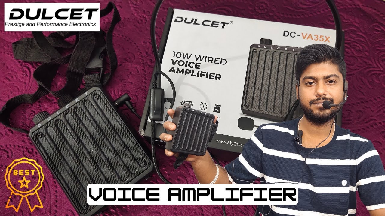 Dulcet DC VA35X Voice Amplifier Review | 10W Portable Amplifire ...